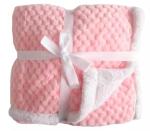 Buy BRANDONN Baby Pink Zigzag Microfiber Wrapper 100 cm x 80 cm (0-12 M ...