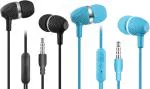 Buy Iteerth Black, Cyan 3.5 mm Wired Headset For Smartphones, Tablets ...