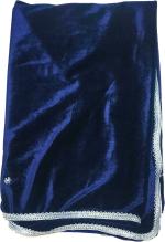 Buy Tutli Putli Women Dark Blue Self Design Velvet Dupatta Online at ...