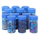Buy Cutting EDGE Twister Airtight Food Grade Plastic Mini Jars, Diamond ...