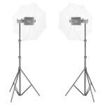 Buy HIFFIN White Porta 350Watt (7 X 50w) LED Light Kit, Low Power ...