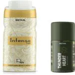Buy RIYA Intense Gold Deodorant For Unisex 200 ML With 40 ML Thunder ...
