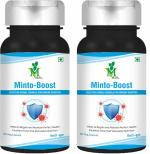 Buy Mint Veda Minto-Booster Veg Capsules (60 Capsules Each) (Pack Of 2) Online at Best Prices in ...