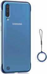 Buy Mcase Blue Plastic Back Cover For Samsung Galaxy A70 (Model - FRAME ...