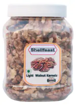 Buy Shellfeast Light Walnut Kernels 500 Grams In Food Grade Jar Online ...