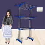Buy FAVOUR LIFETIME WARRANTY DOUBLE POLL CLOTH DRYING STAND/ Drying ...