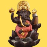 Buy Jiyansh Creation Lotus Style Backflow Lord Ganesha Idol Incense ...