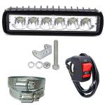 Buy Eshopglee Red and Blue Clamp LED Opposite Emergency Warning ...
