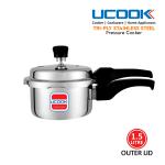 Buy UCOOK Tri-Ply Stainless Steel Induction Pressure Cooker with Outer ...