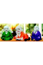 Buy Royalbox Multicolor Polyresin Laughing Baby Buddha Monk Statue ...