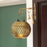 Buy Trinity Craft Iron Antique Big Handi Hanging Tea-Light Holder With ...