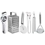 Buy DreamBasket Lemon Squeezer & Grater & Pizza Cutter & Pakkad ...