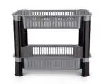Buy SWEEVAN Multipurpose Plastic Storage Rack for Kitchen, Onion Potato ...