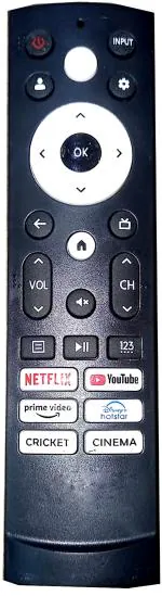 Buy PMRK BEST IN BEST COMPATIBLE FOR VU VPL LED TV REMOTE WITH NETFLIX ...