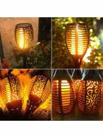 Buy SolarSphere Solar 3 in 1 Garden Mashaal Light 96 LED Solar ...