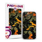 Buy PROSKINS Camouflage Orange 3D Textured Mobile Back Skin/Sticker Only for POCO X2 Online at ...
