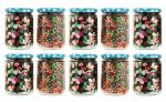 Buy Machak Clear Glass Jars, 500 Ml (Pack Of 10) Online at Best Prices ...