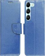 Buy MyFlips Flip Cover for Vivo Y200e 5G (Blue, White, Magnetic Case ...