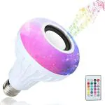 Buy Webilla Led Wireless Light Bulb Speaker, Rgb Smart Music Bulb, E27 ...