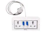 Buy Palfrey Electric Extension Board - Two 16A MCB with Socket |8 meter ...