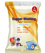 Buy Sticky Detergent Powder | 4 kg Pack | Laundry Detergent For Bright ...