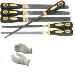 Buy Inditrust 6"Inch Multi-Function Metal Engineer File with gloves ...