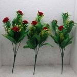 Buy TFH Natural Looking Polyester Artificial Khushi Flower Bunch 12 x ...