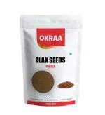 Buy OKRAA Flax Seed Powder - 500 GM / Alsi Powder / Improves Hair ...
