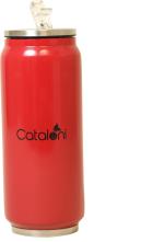 Buy Cataloni Red Stainless Steel Vacuum Insulated Double Wall Bottle ...