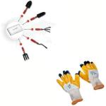 Buy Green Whisper Gardening Hand Tools with Hand Gloves Anti Cut ...