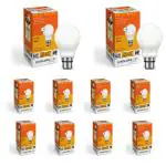 Buy Kolors 3W LED Bulb, B22, Cool day light 6500K Pack Of 10 (Keeto ...