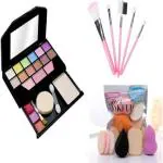 Buy Bld Shine Fashion Makeup kit mini + 5pcs Makeup Brushes Set & 2 ...