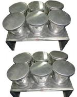 Buy Rinkle Trendz Aluminium 12 Kulfi Moulds with 2 Stand Online at Best ...