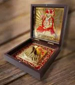 Buy RHYTHM ENTERPRISE Gold Plated Lord SWAMINARAYAN Pocket Temple - an ...