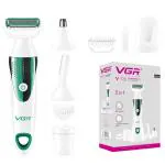Buy VGR V-720 Professional 5 in 1 Lady Care Set, Grooming Kit for Women (Green) Online at Best ...