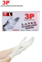 Buy 3P Latex Examination Gloves/ Surgical Gloves/Powdered/ Non-Sterile ...