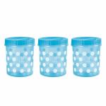 Buy Joyo Spacio Container (1500 ml x 3) - 3 Pc Set TR.Polka PTD- Blue ...