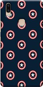 Buy CustomEra Vivo V9 Pro Multicolour Captain Shield Design ...