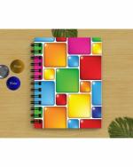 Buy DI-KRAFT-CheckBox Design Wiro Binding Multicolor Notebook Unruled ...