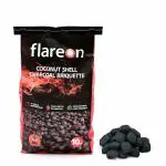 Buy Flareon Coconut Shell Barbecue (BBQ) Briquettes (10Kg) for Grills ...
