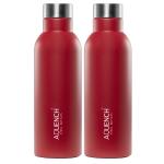 Buy AQUENCH STEP set of 2 Stainless Steel Colored Fridge Water Bottle ...