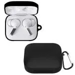 Buy CRUIC Soft Silicone Case Cover for One-Plus Buds Pro 2 -Black ...
