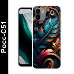 Buy PAEDICON Back Cover for POCO C51, POCO C50, Xiaomi Redmi A1 ...