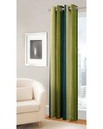Buy Frimerr Green Solid Polyester Semi Sheer Crush Patta Window ...