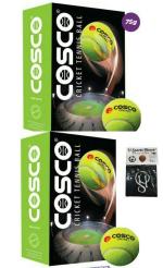 Buy PRISAMX Cosco Light Cricket Tennis Balls (Pack of 12) with ...
