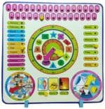 Buy Childgossip Good Quality Wooden Calendar Puzzle Date, Days, Months ...
