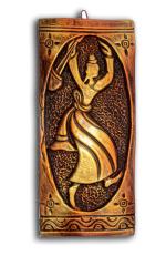 Buy New Life Enterprise Terracotta Handmade Baul Singer Decorative Wall ...