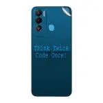 Buy GADGETSWRAP Printed Vinyl Skin Sticker for Tecno Pova Neo - think ...