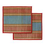 Buy Orric Floor Mats Set of 2 18x18 Inches Natural Fiber/River Grass ...