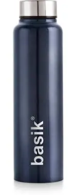 Buy Basik Blue Steel Single Wall Water Bottle, 950 Ml Online at Best Prices in India - JioMart.